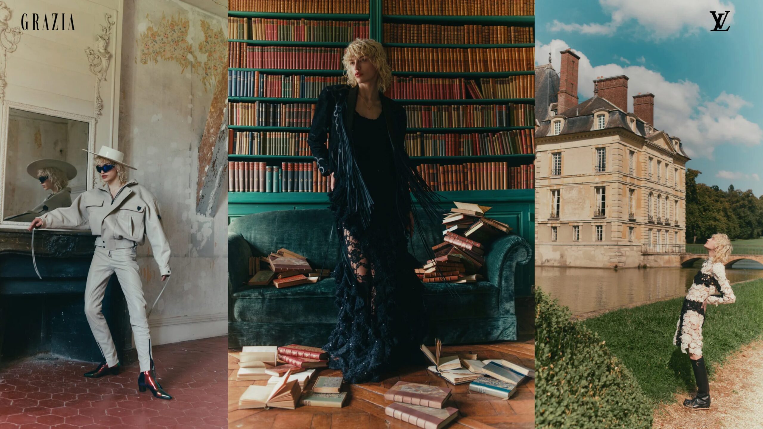 Zovi in Louis Vuitton for Grazia - TTM Management